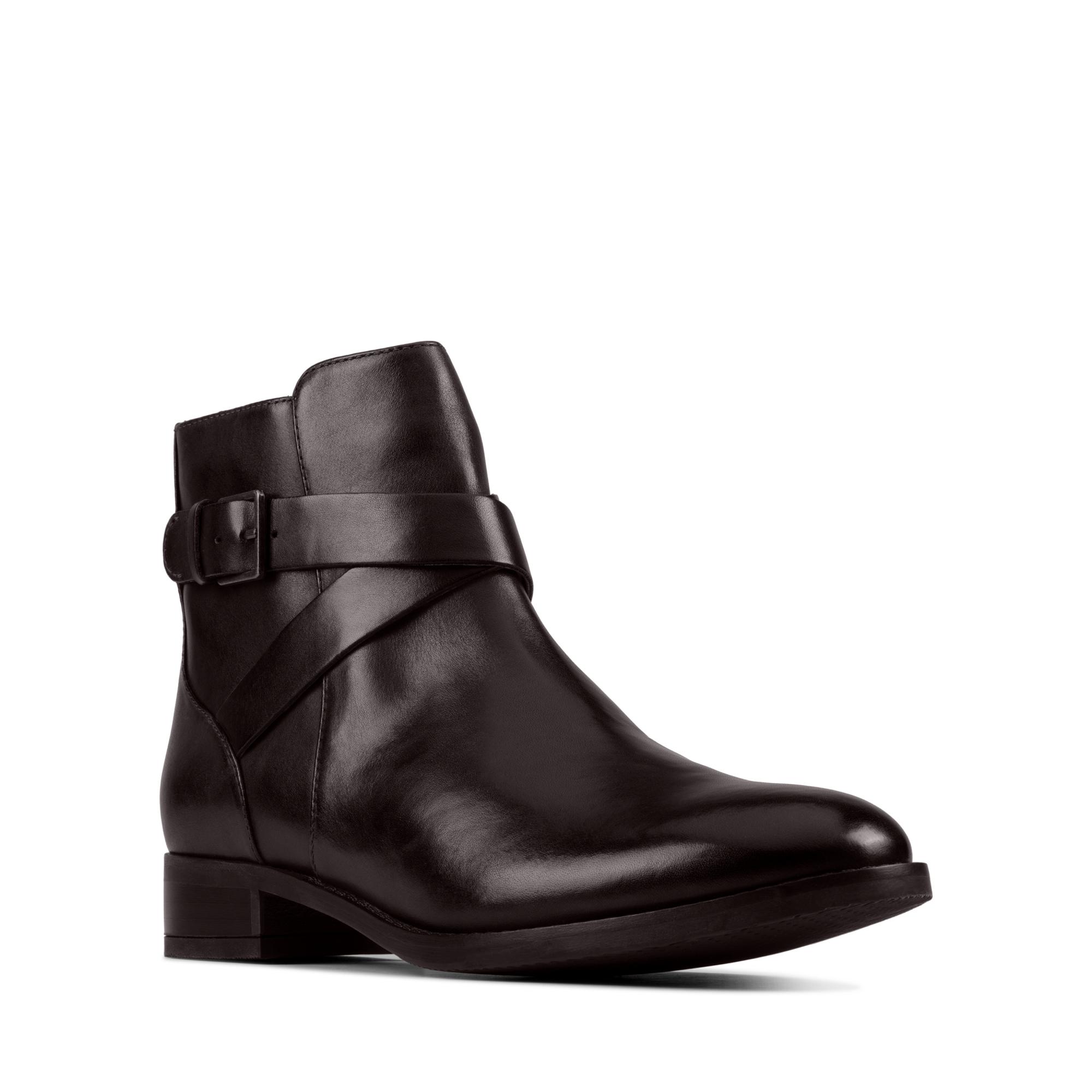 Ботинки женские Clarks черные 37 EU