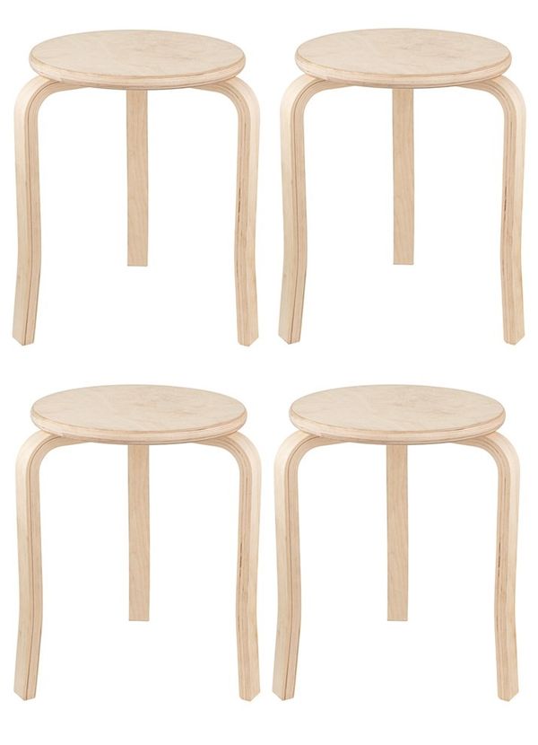 Комплект стульев (KU036.1 - 4шт) KETT-UP ECO TRIO STYLE, три ножки, натуральный