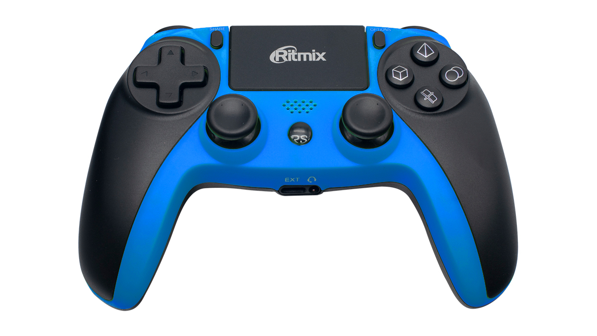 Геймпад Ritmix GP-063BTH для iOS/PC/Android/Playstation 3/Playstation 4 Black/Blue