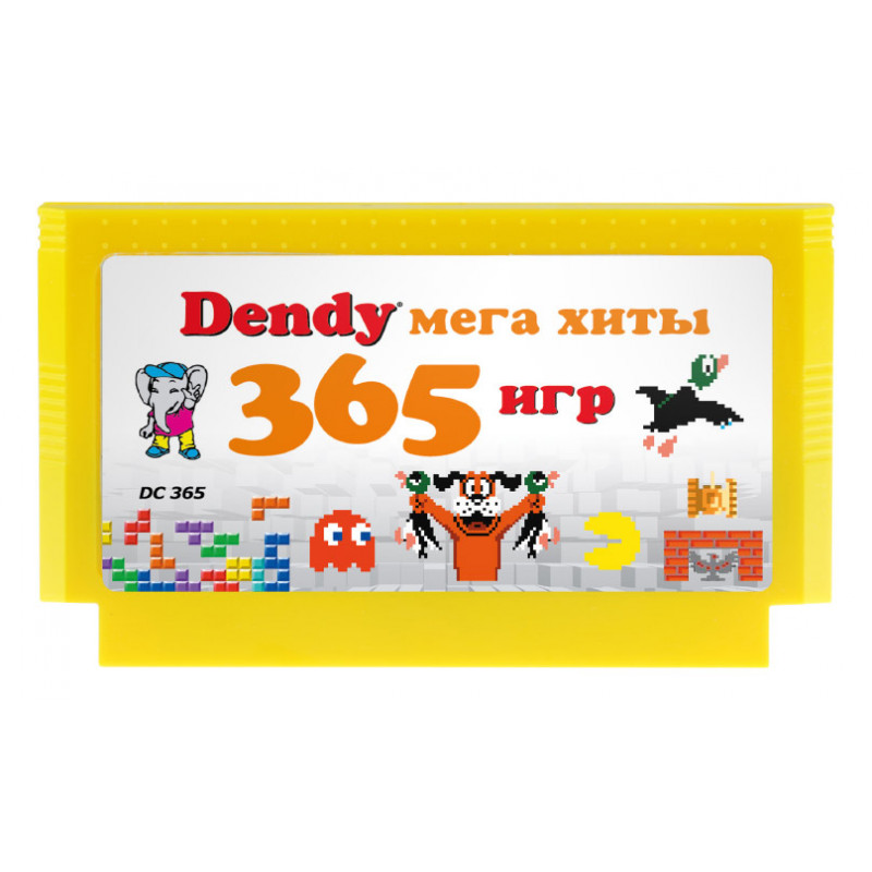Игра 8-bit365 игр Мега хиты DC365 для Dendy