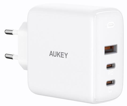 Сетевое зарядное устройство Aukey Omnia Mix 3 PD 90W PA-B6S (White)