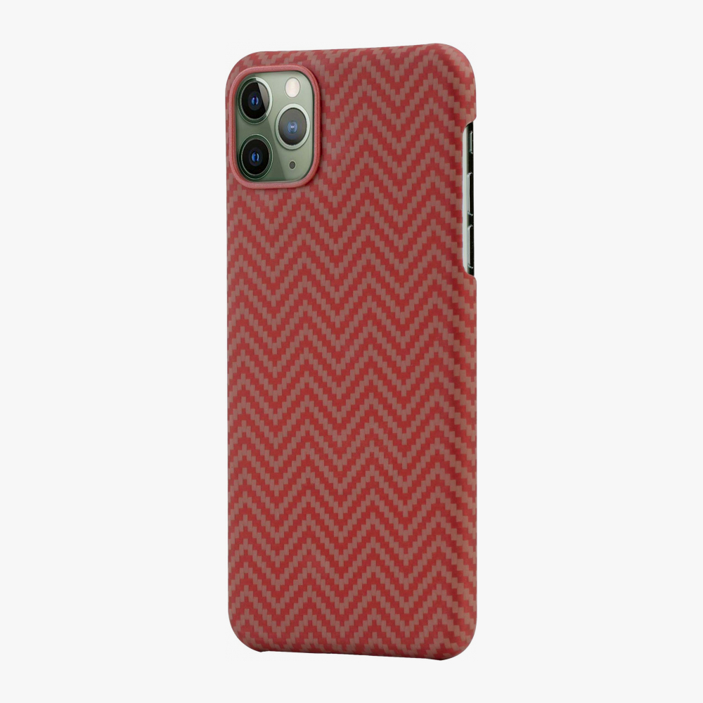 Чехол K-DOO Kevlar для iPhone 12 pro max, арамид, ударопрочный, ультратонкий, красный