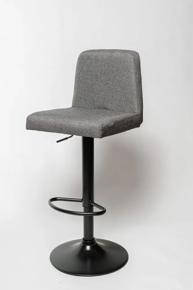 Барный стул ЦМ BN-1280P серый, ткань