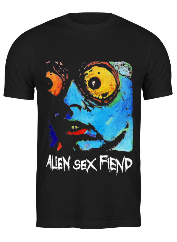Футболка мужская Printio Alien sex fiend / acid bath черная 2XL