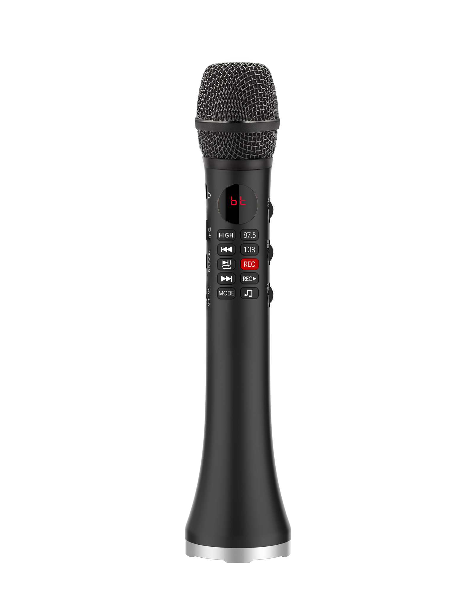 Профессиональный караоке-микрофон L-699 DSP 20W черный