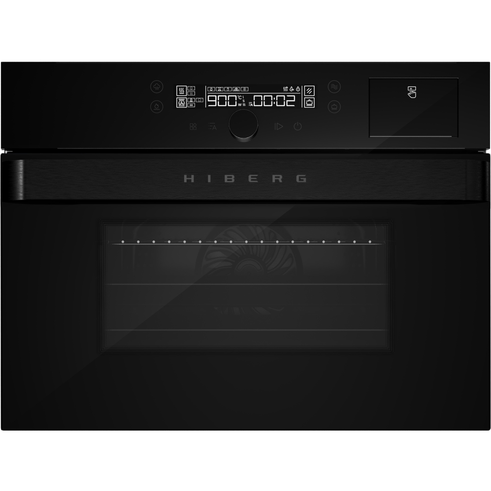 Встраиваемый электрический духовой шкаф Hiberg MS-VM 5115 B черный