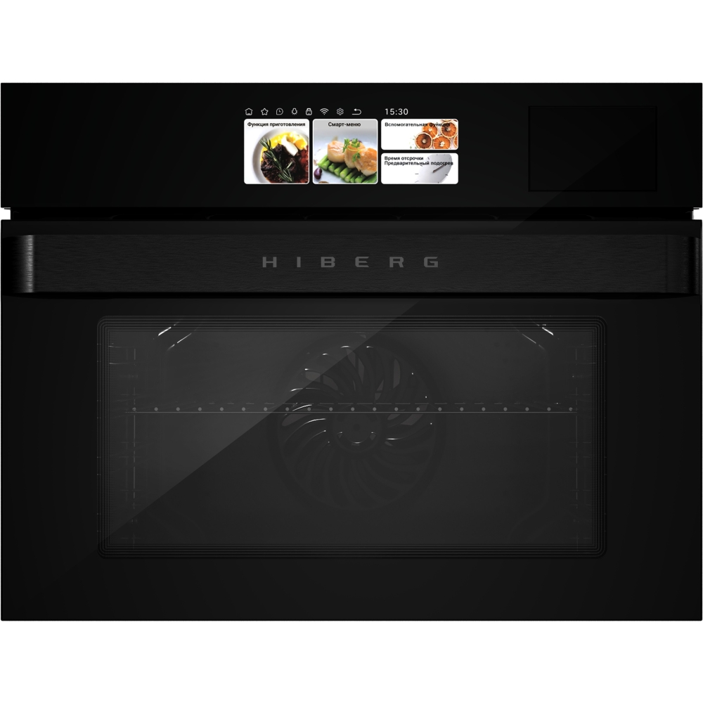 Встраиваемый электрический духовой шкаф Hiberg S-VM 5615 B i-SMART белый