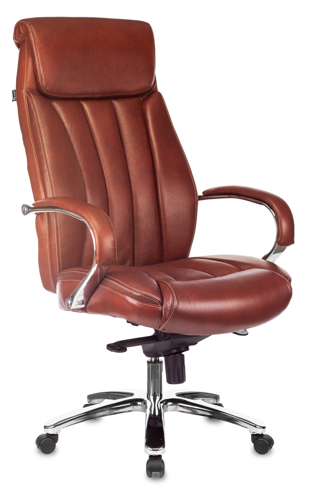 Кресло руководителя Бюрократ T-9922SL светло-коричневый Leather Eichel