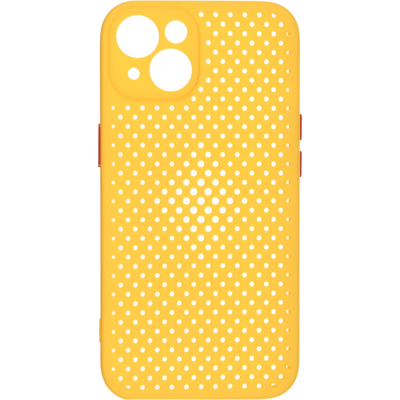 Чехол CARMEGA для iPhone 13 Dot yellow (CAR-SC-DTIPH13YE)
