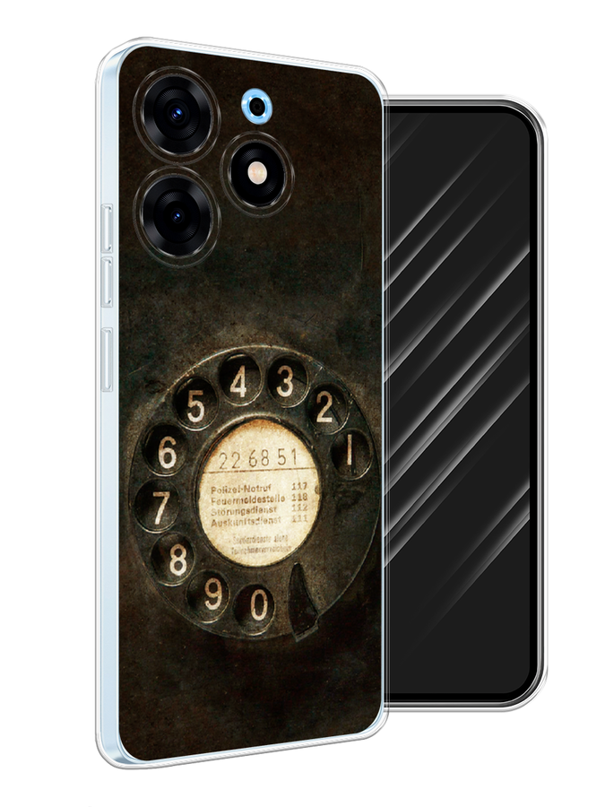 Чехол Awog на Tecno Spark 10 Pro "Старинный телефон"