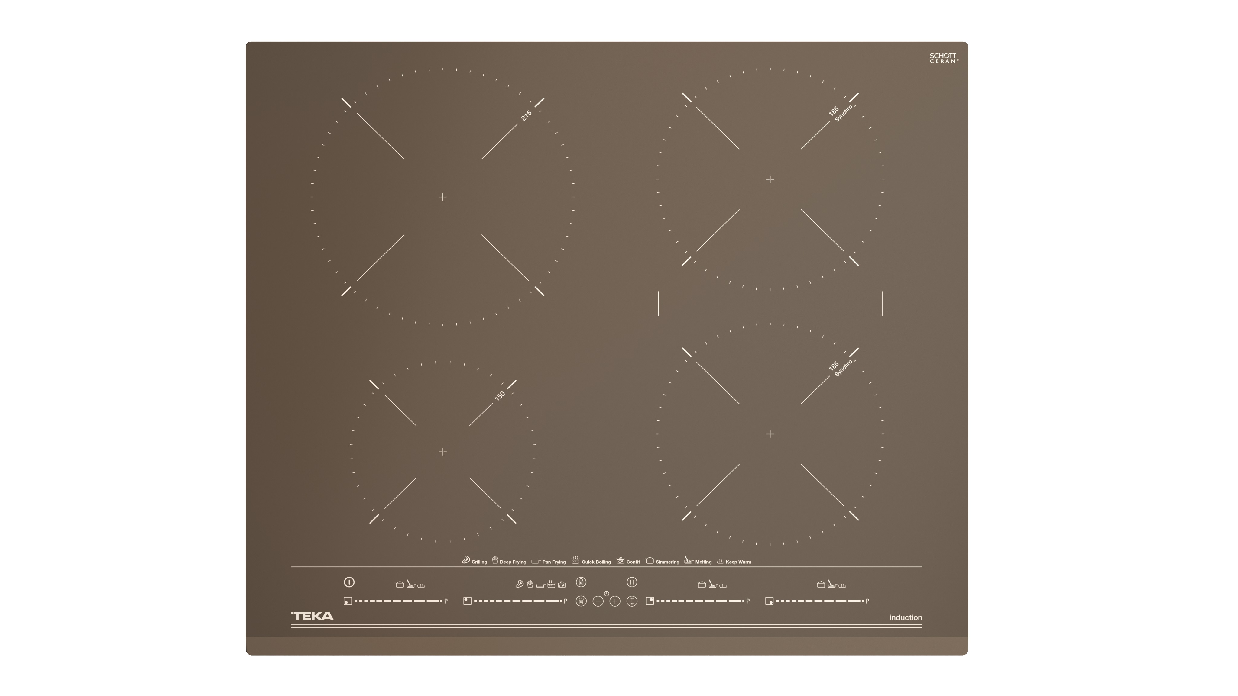 Встраиваемая варочная панель индукционная TEKA IZC 64630 MST LONDON BRIC