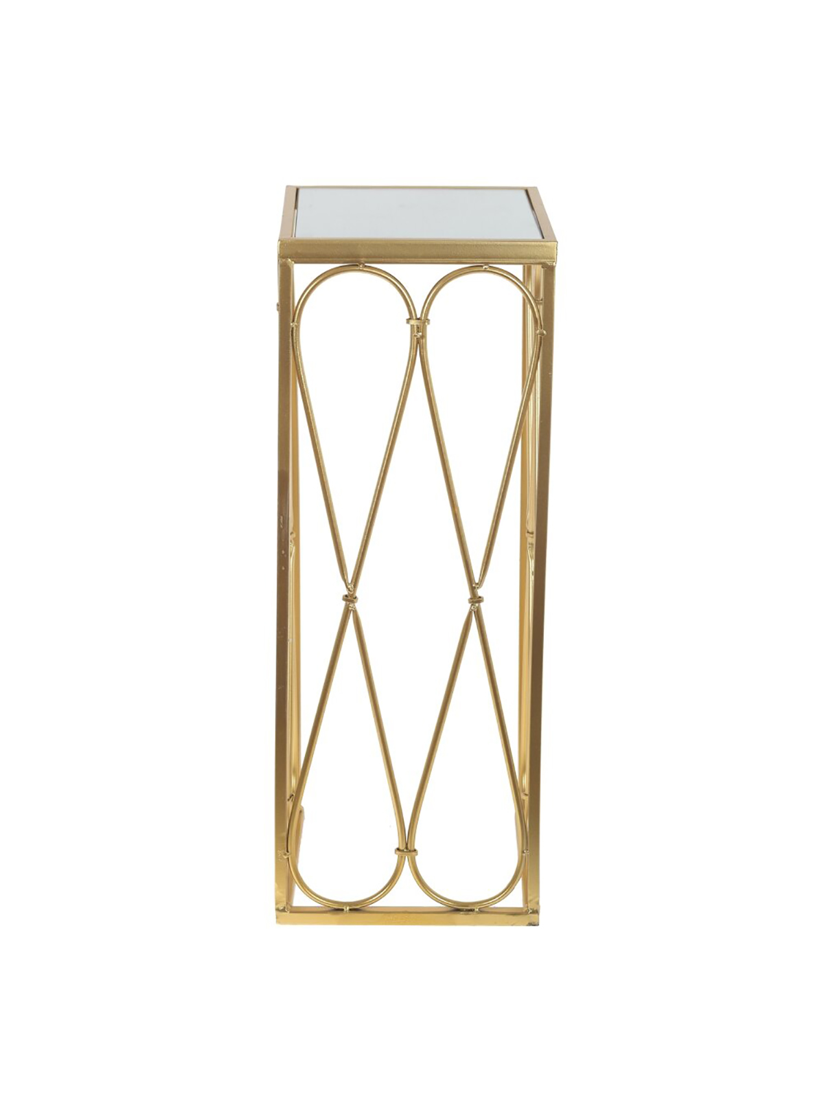 Стол декоративный Remeco collection, металлический, 27x65 см золотой