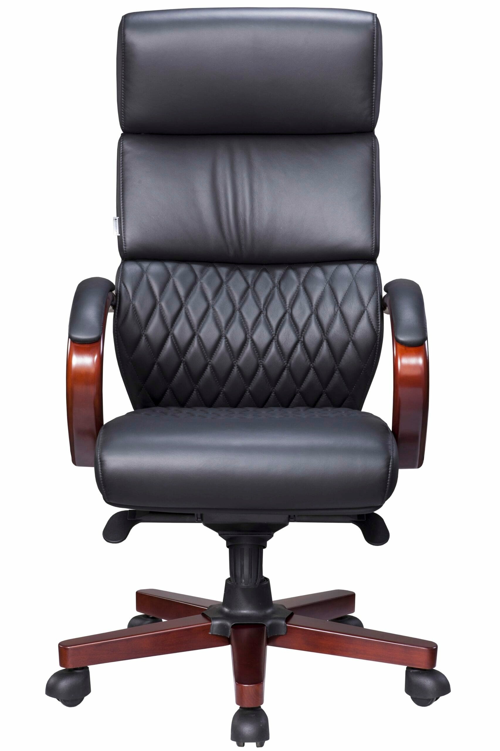 Кресло компьютерное Кресло компьютерное Everprof President Wood Кожа black