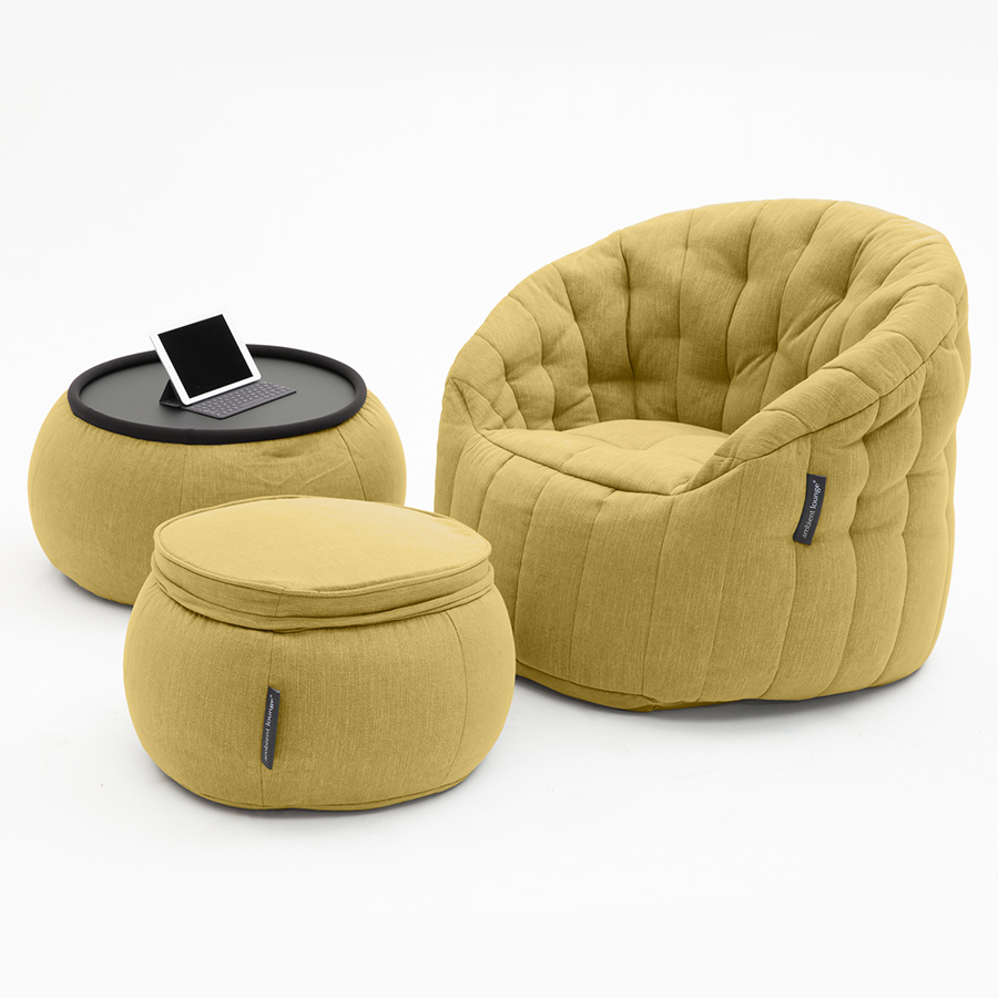 Комплект мягкой мебели aLounge - Contempo Package - Yellow Shine (шенилл, желтый)