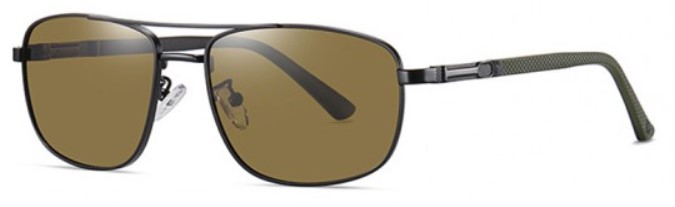 Солнцезащитные очки мужские CALANDO BB6313 хаки
