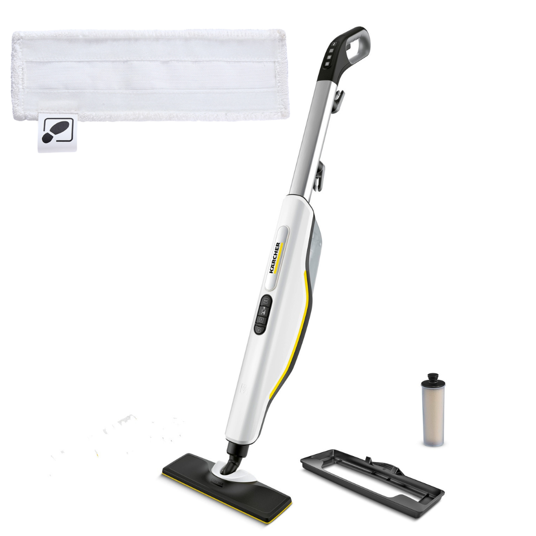 Паровая швабра Karcher SC 3 Upright Easyfix желтая + салфетка из микрофибры для пола