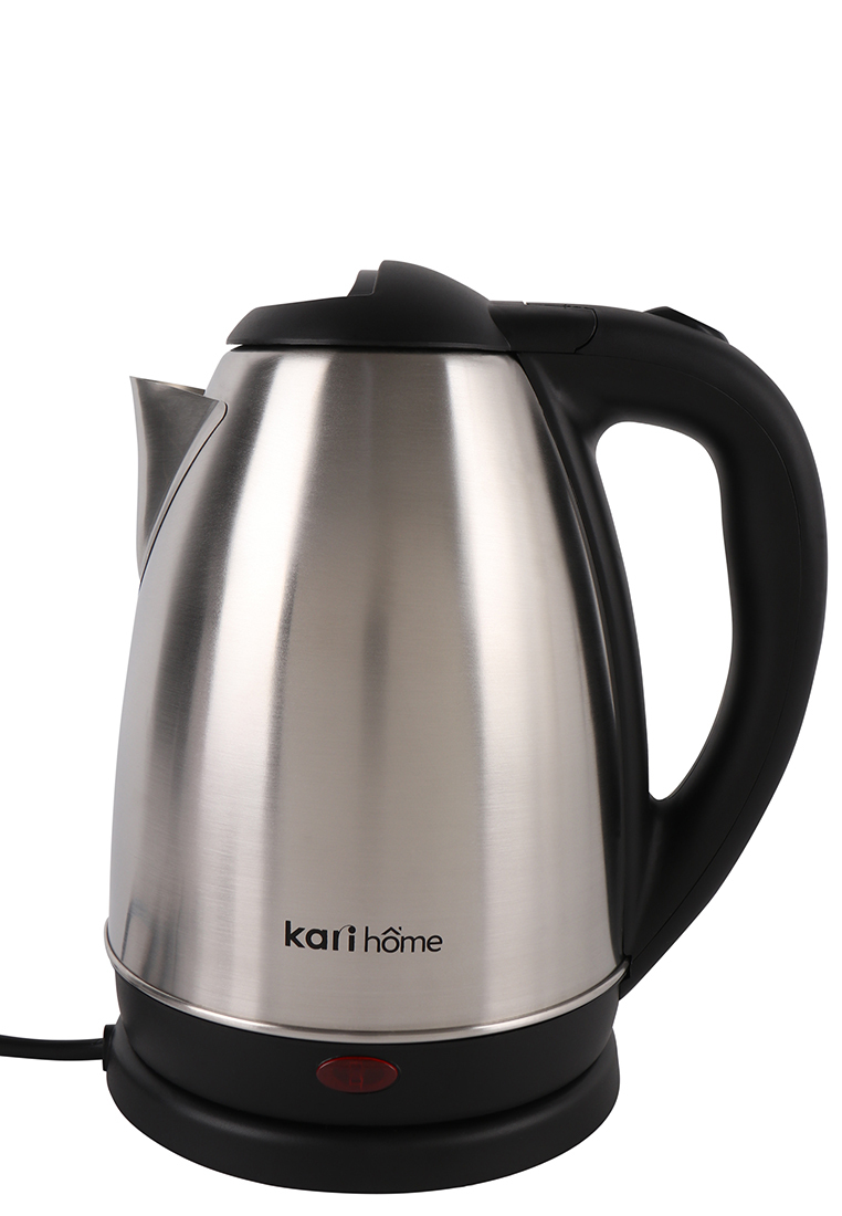 Чайник электрический kari home E108 1.8 л серебристый