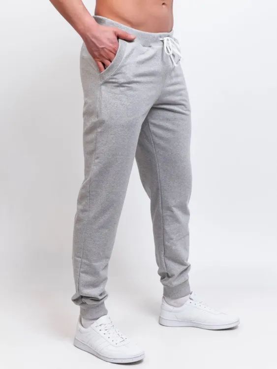 Спортивные брюки мужские Чебоксарский трикотаж 4033 белые 54/176 RU