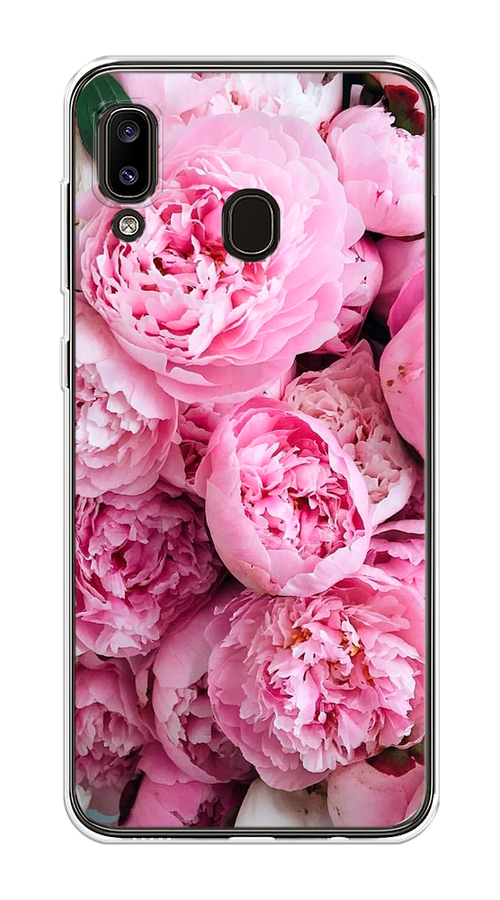 Чехол на Samsung Galaxy A30 "Розовые пионы"
