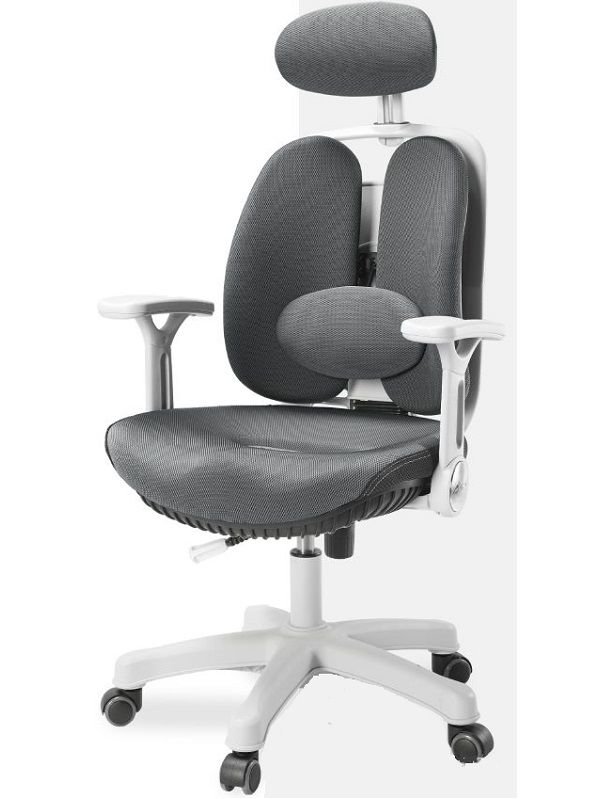 Компьютерное кресло серия Synif мод. Inno Health (SY-1264-W-GY) с белым каркасом
