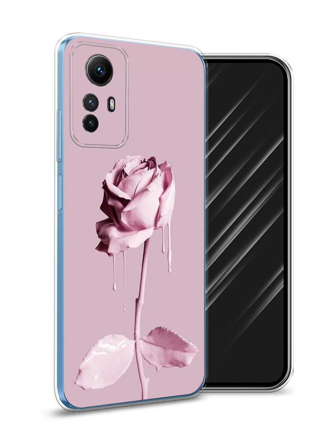 Чехол Awog на Xiaomi Redmi Note 12S "Роза в краске"