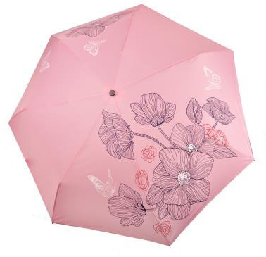 Зонт женский Три Слона 368 розовый