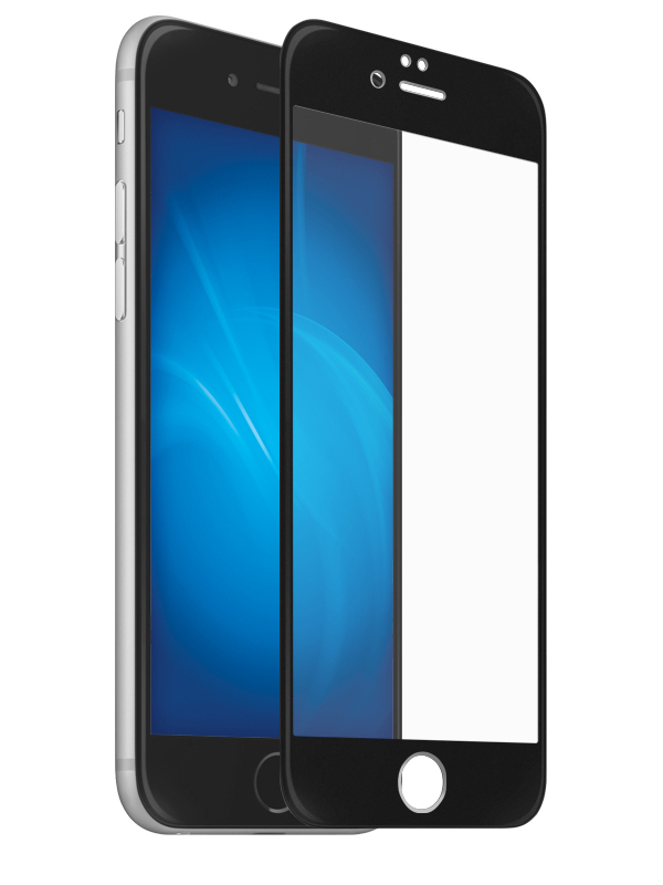 Защитное стекло LuxCase для APPLE iPhone SE 2020 3D Full Glue Black Frame 78377