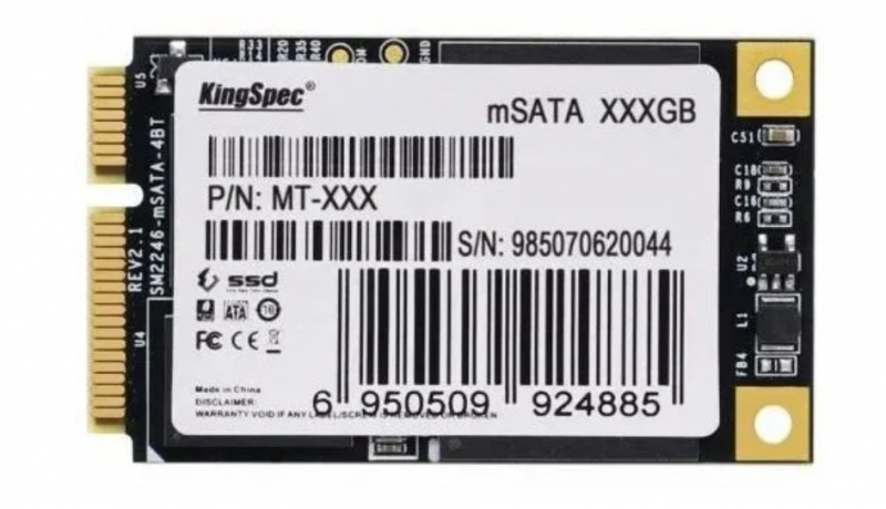 SSD накопитель KingSpec MT Series mSATA 256 ГБ