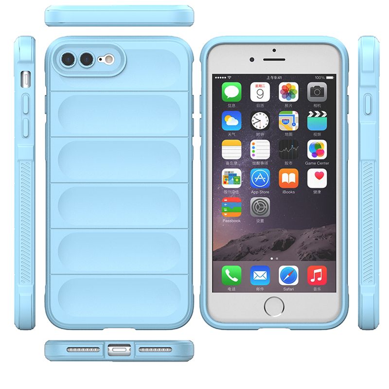 Чехол Flexible Case для iPhone 7 Plus , 8 Plus голубой