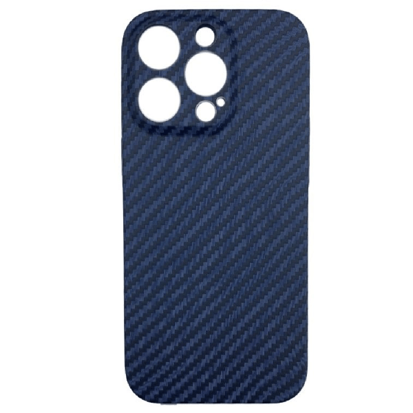 Чехол Iphone 13 Pro Max Luxo Carbon Matte, синий