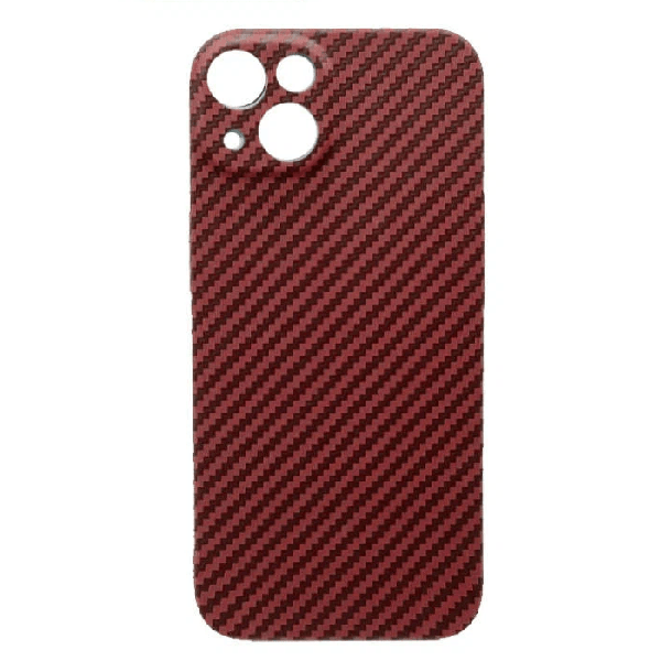 Чехол Iphone 13 Mini Luxo Carbon Matte, красный