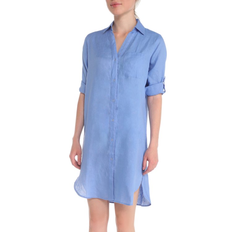 Платье женское Maison David MLY2118 голубое S
