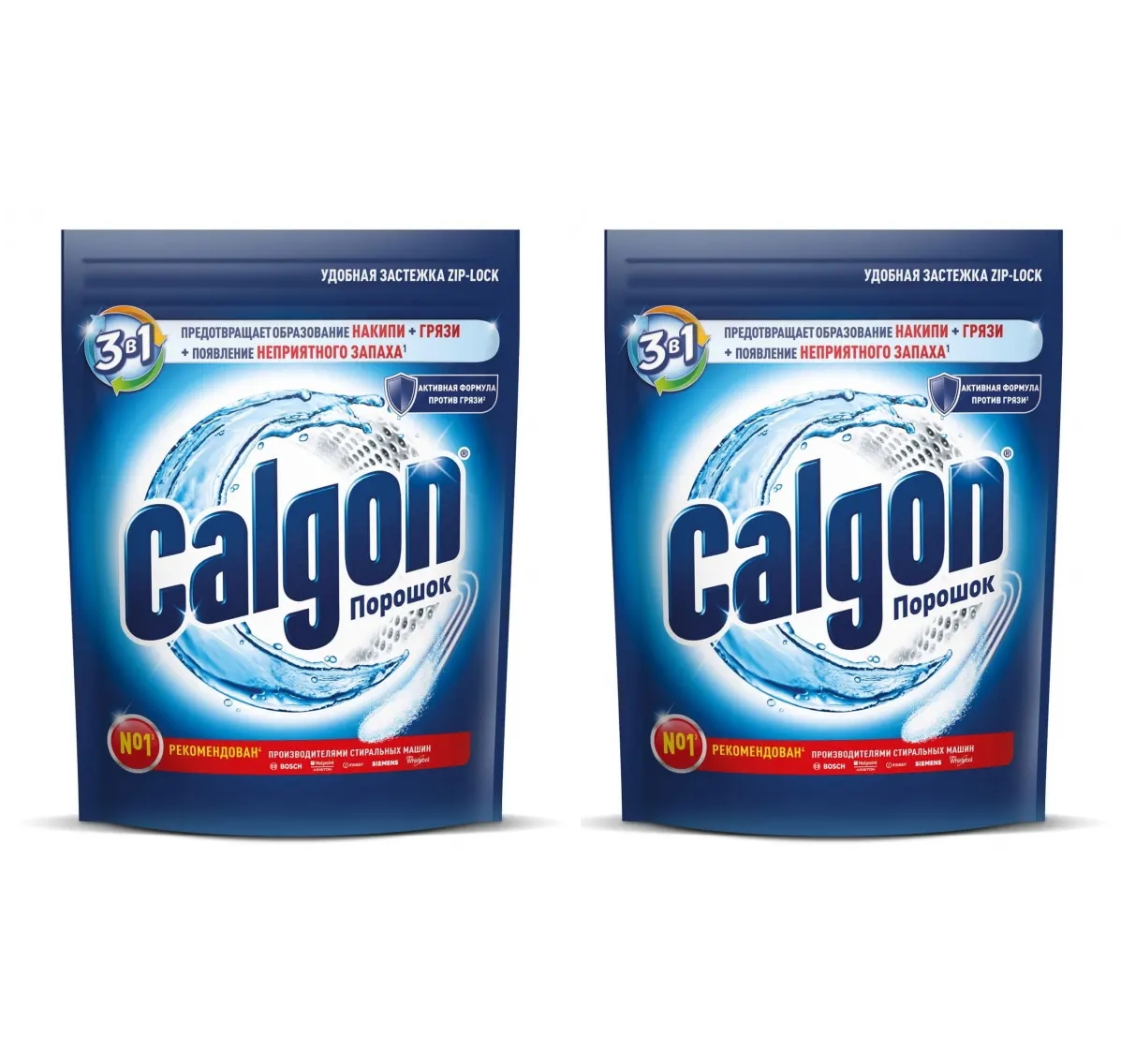 Комплект CALGON Средство для смягчения воды и предотвращения образования накипи 1500гх2шт.