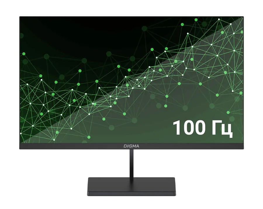 23.8" Монитор DIGMA Progress 24P501F черный 100Hz 1920x1080 IPS DisplayPort HDMI VGA