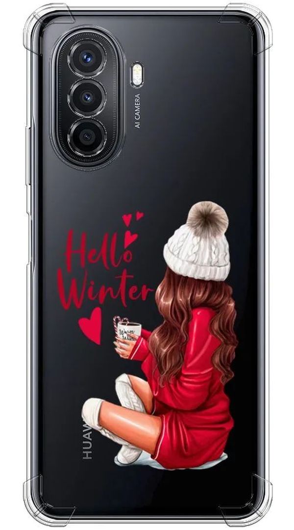 Чехол Awog  на Huawei Nova Y70 "Hello winter"