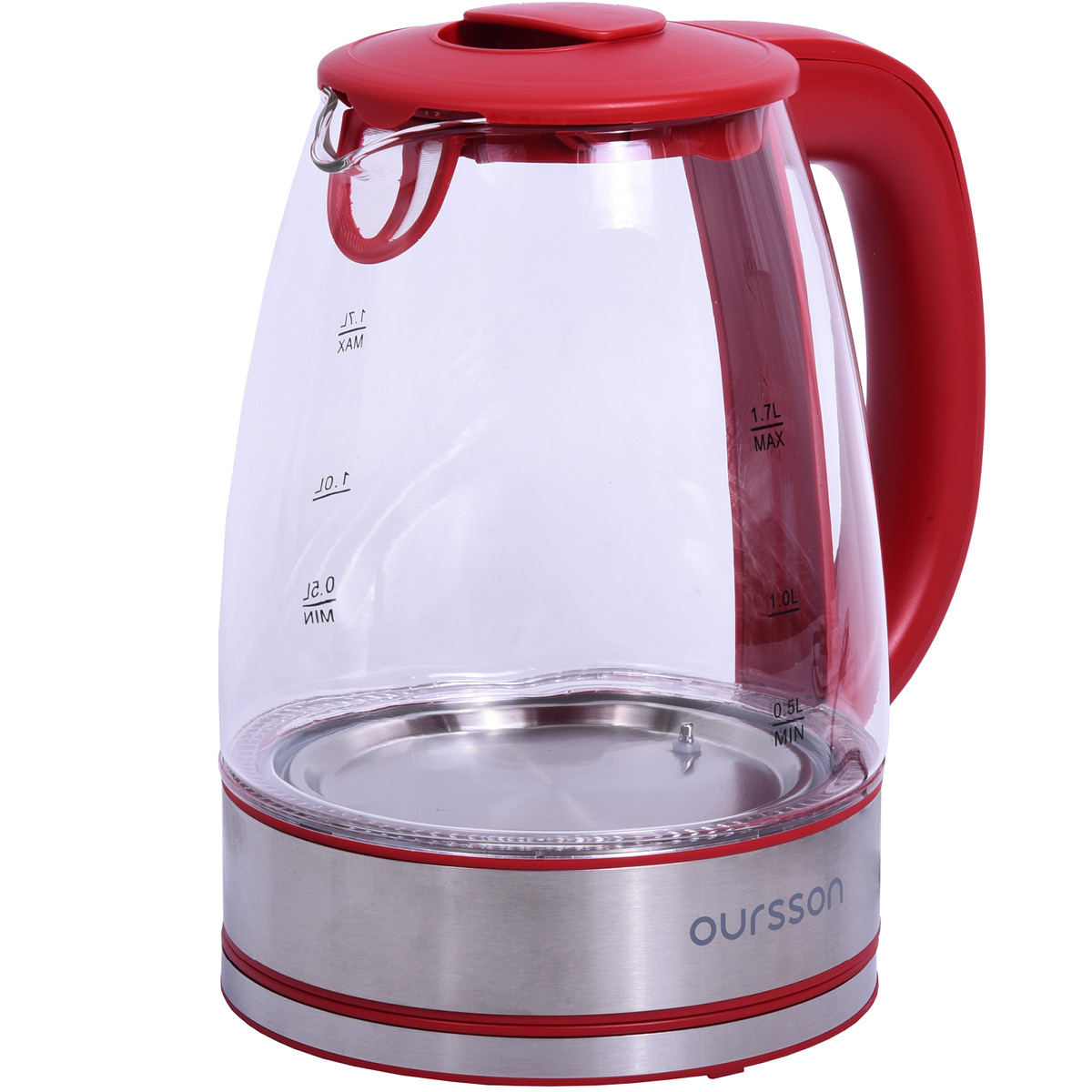 Чайник электрический Oursson KE1744GD/RD 1.7 л красный