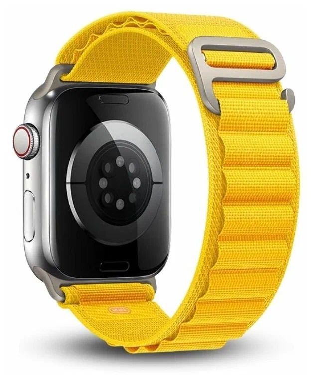 Ремешок для смарт-часов YELLOW 42/44/45/49 mm для Apple watch series 1/2/3/4/SE