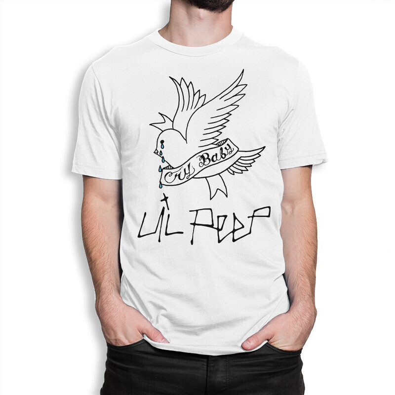 Футболка мужская Dream Shirts Lil Peep - Лил Пип 1000522-2 белая 2XL
