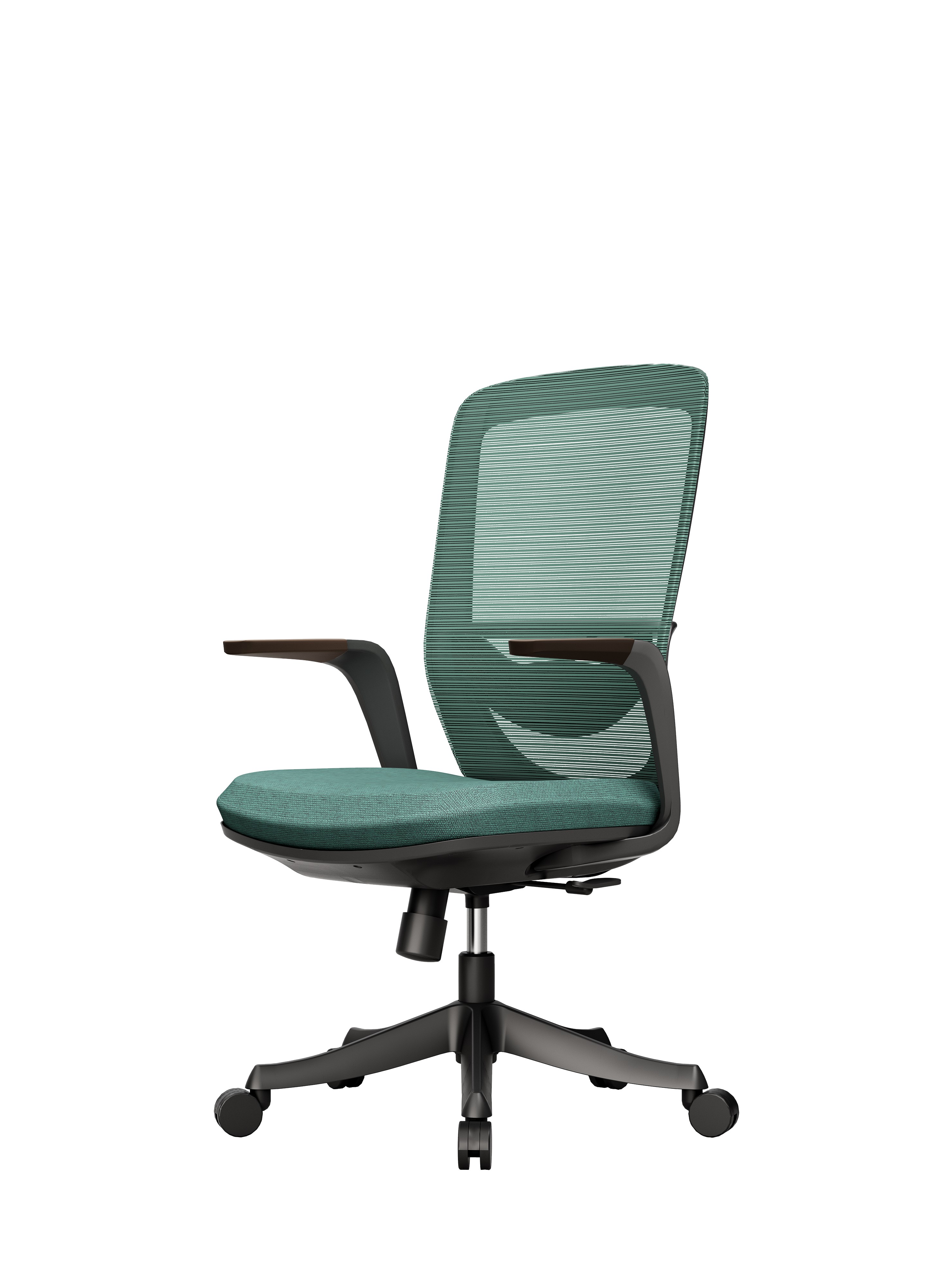 Кресло компьютерное Directoria&Moder Фиджи, сетка/ткань, зеленое