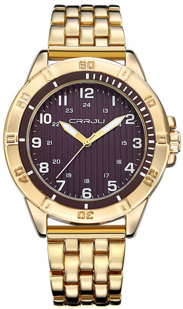 Наручные часы мужские CRRJU 2113GGBR золотистые