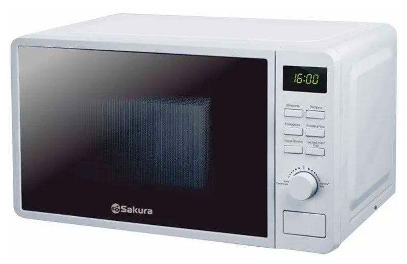 Микроволновая печь соло SAKURA SA-7054W 20 л белый