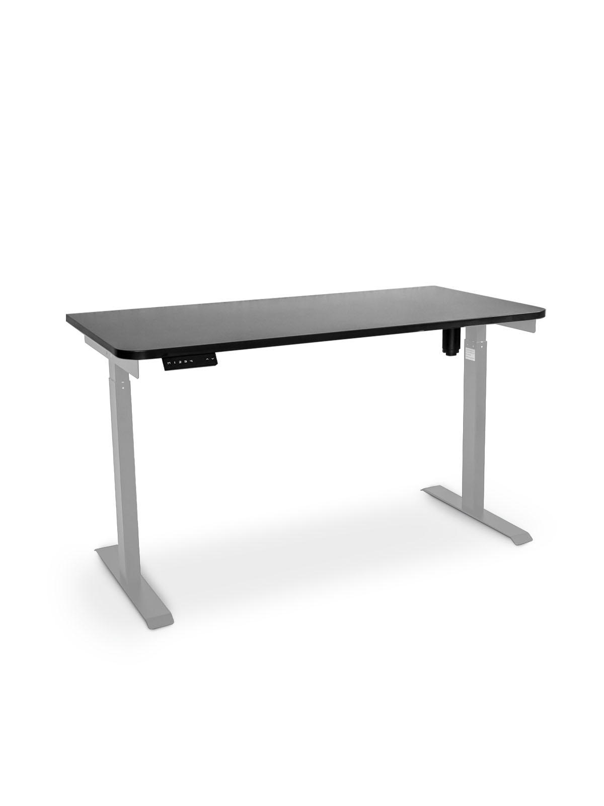 Письменный стол PROtect с электрической регулировкой по высоте, Черный 1200x700 мм, 34046