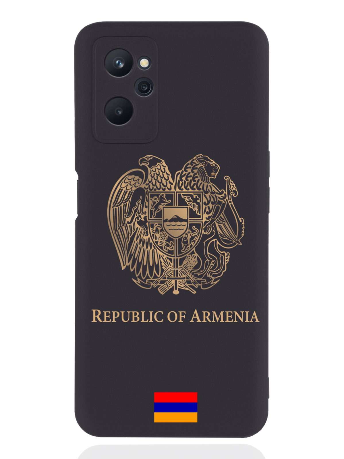 Чехол SignumCase для realme 9i Герб Армении черный