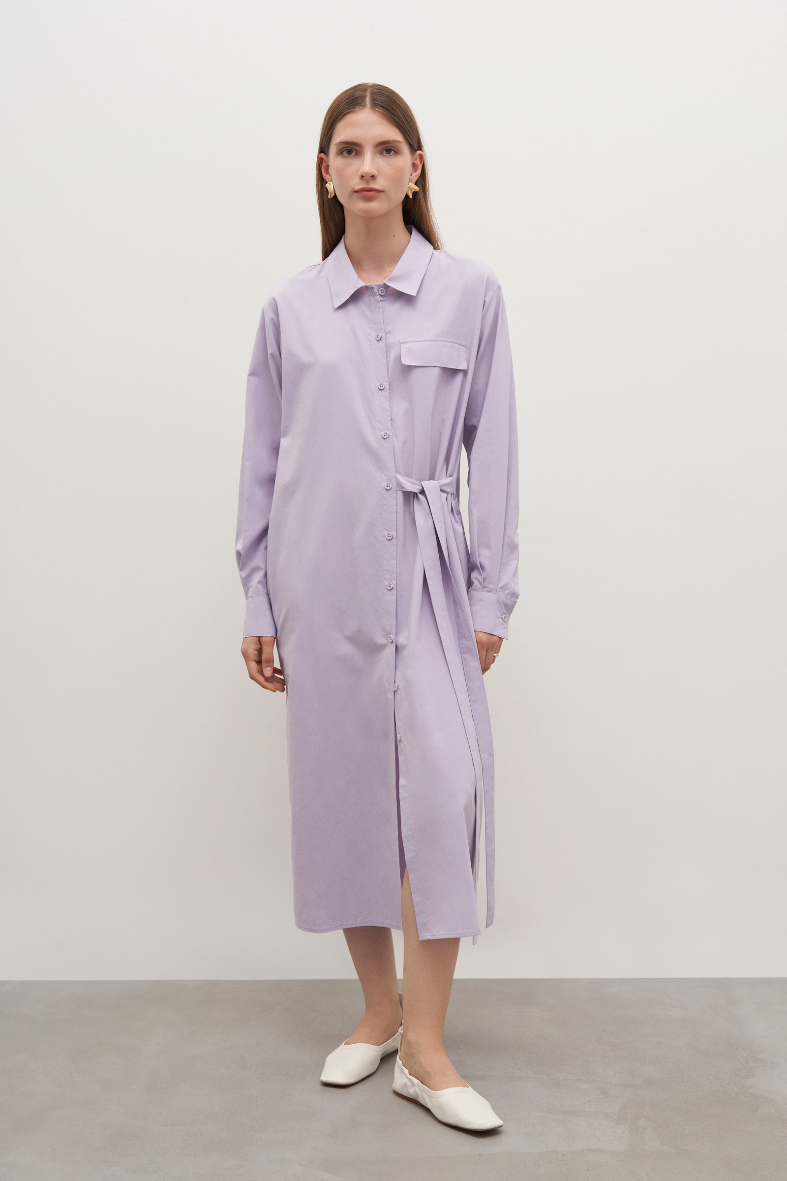 Платье женское Finn Flare FAD110165 фиолетовое S
