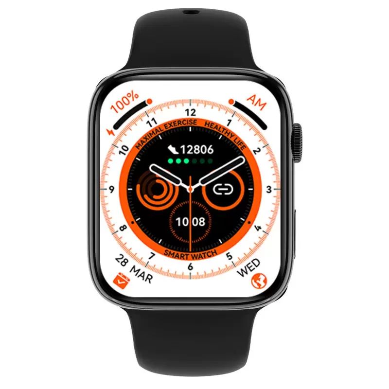 Смарт часы Smart watch 8 Max с полным экраном черный