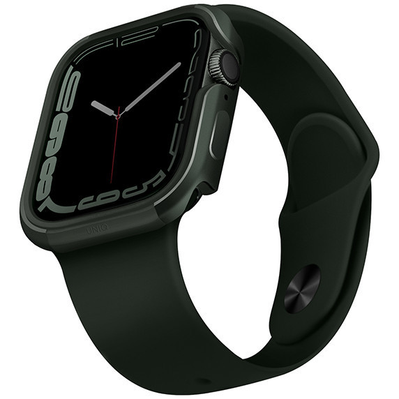 Чехол Uniq Valencia aluminium для смарт-часов Apple Watch 44mm зеленый