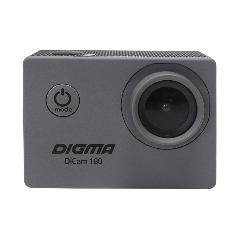 Экшн-камера DIGMA DiCam 180 Grey (DC180)
