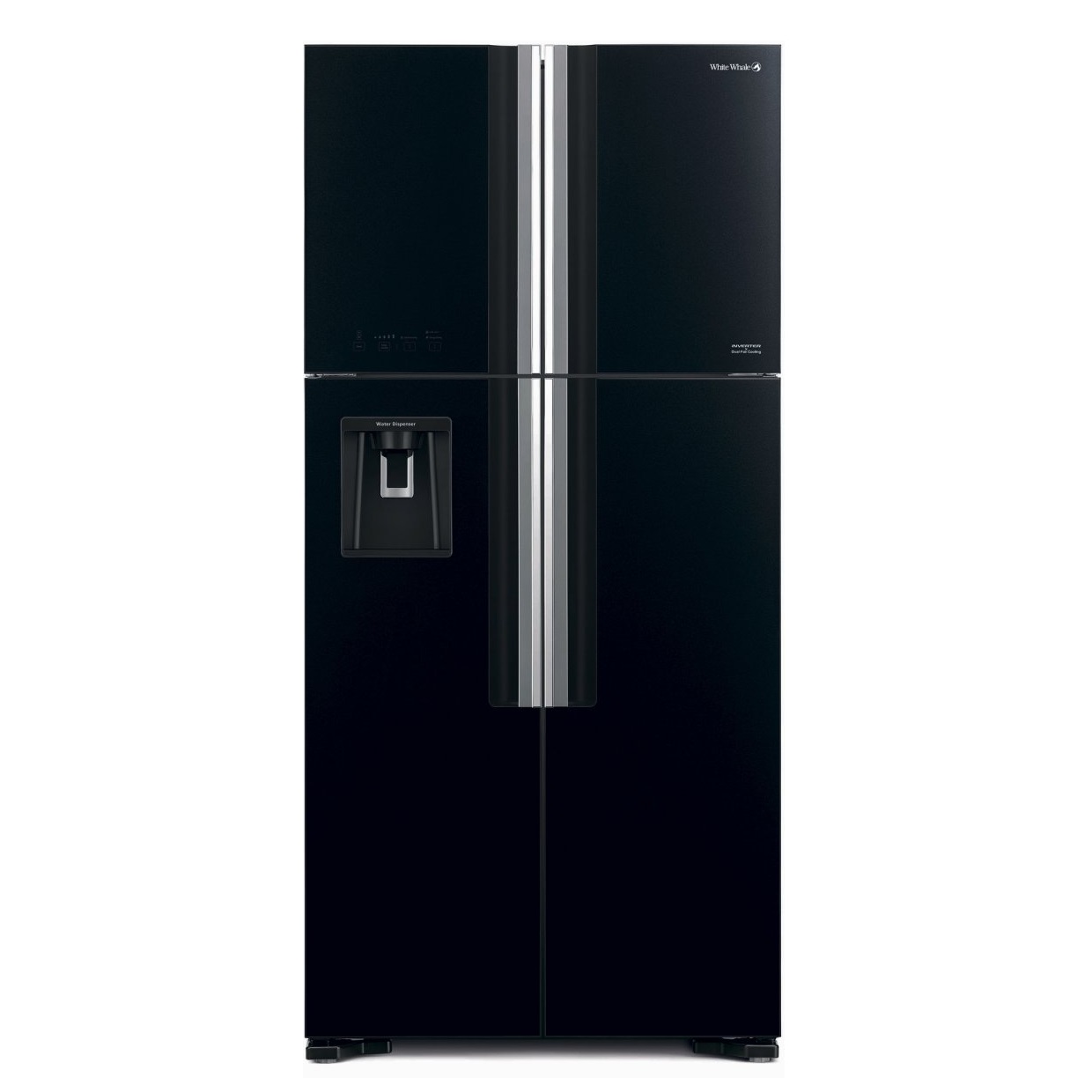 Холодильник Hitachi R-W660PUC7 GBK черный
