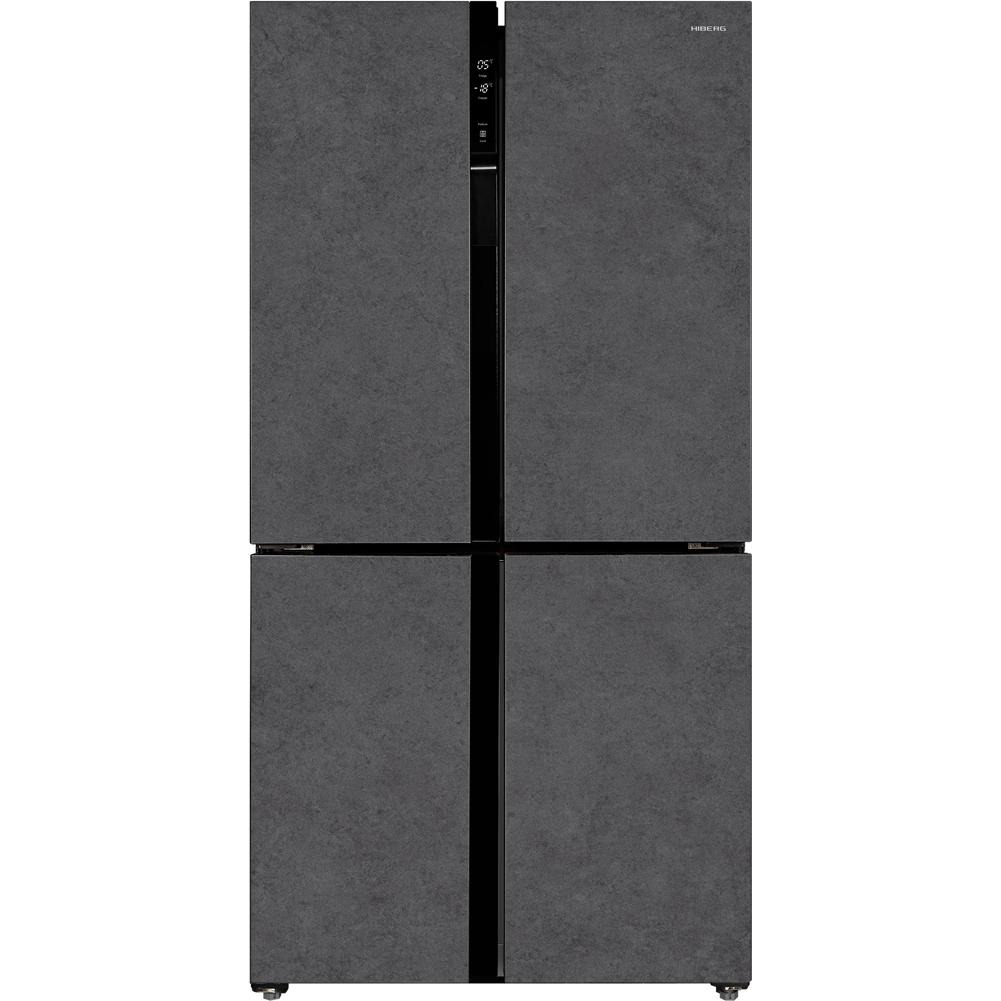 Холодильник Hiberg RFQ-500DX NF серый