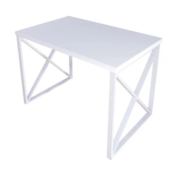 Стол кухонный Solarius Loft с крестообразными ножками 120х80х75, цвет белый